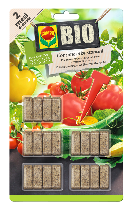 CONCIME BASTONCINI COMPO BIO 20 PZ - Bricocenter
