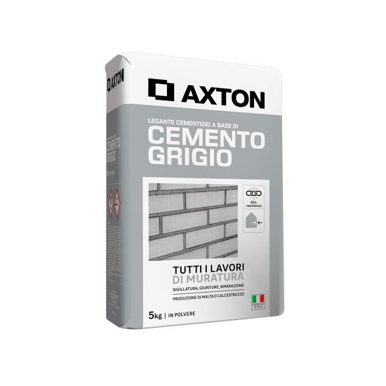 cemento grigio axton 5 kg - bricocenter