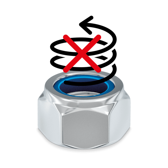 DADO AUTOBLOCCANTE IN ACCIAIO 8 MM, 10 PEZZI - Bricocenter