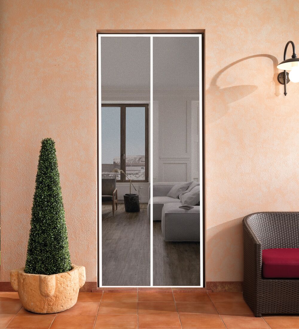zanzariera magnetix plus 150x250h bianco - bricocenter